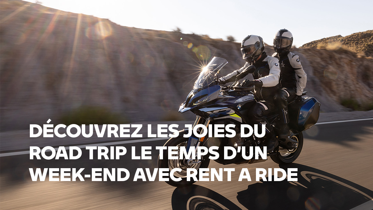 Partez en road trip le temps d'un week-end avec notre service Rent A Ride