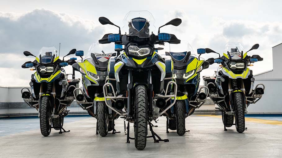 Les motos des forces de l'ordre françaises - BMW Motorrad Groupe GRIM