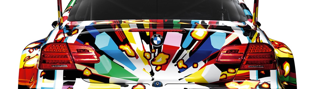 La BMW Art Car de Jeff Koons présentée au Centre Pompidou