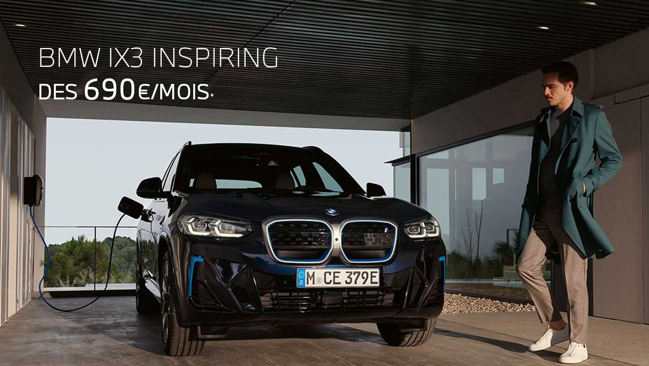BMW iX3 INSPIRING, DES 690€/MOIS - BMW Groupe GRIM