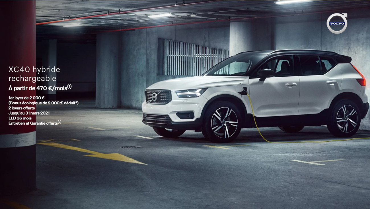 XC40 HYBRIDE RECHARGEABLE À PARTIR DE 470€/MOIS - Volvo Valence ...